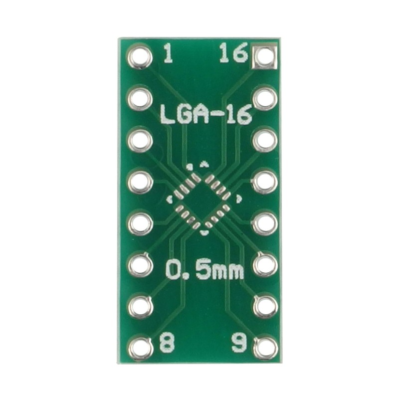 PCB LGA16/QFN16 to DIP16 adapter - Kamami on-line store