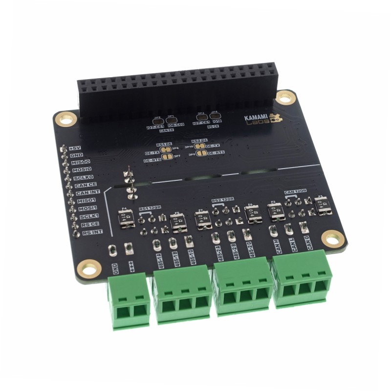 KAmod RPI 485&CAN Hat Module with two RS485 interfaces and a CAN ...