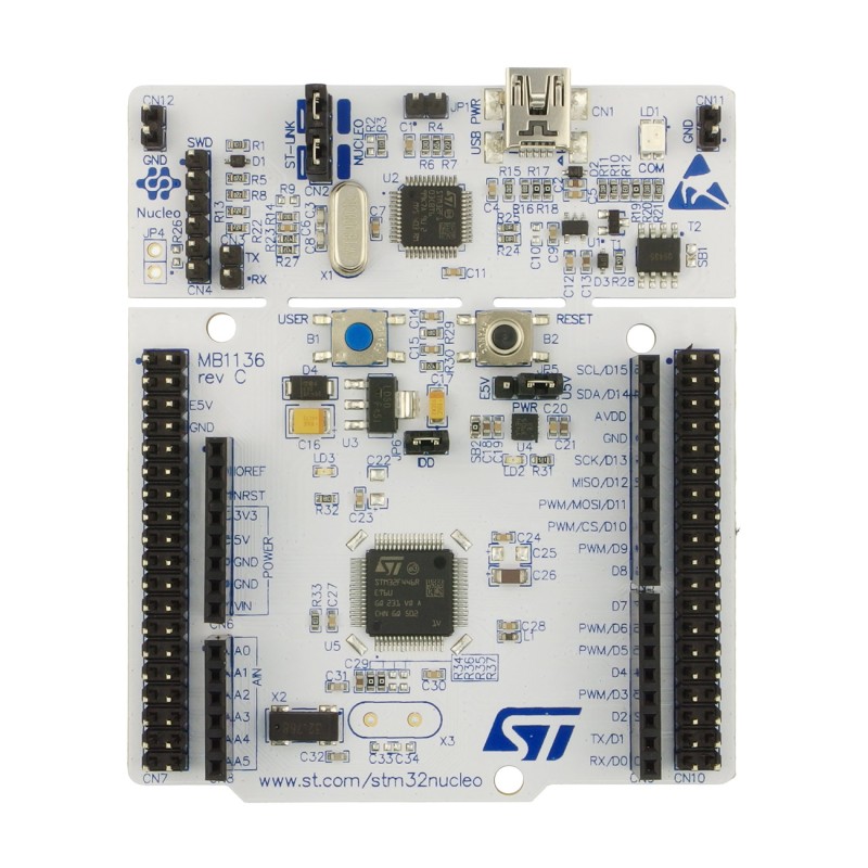NUCLEO-F446RE - STM32 Nucleo-64 development board with STM32F446RET6 ...