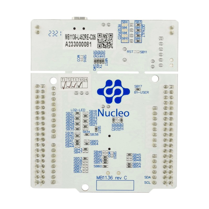 NUCLEO-L452RE - zestaw startowy z mikrokontrolerem z rodziny STM32 ...