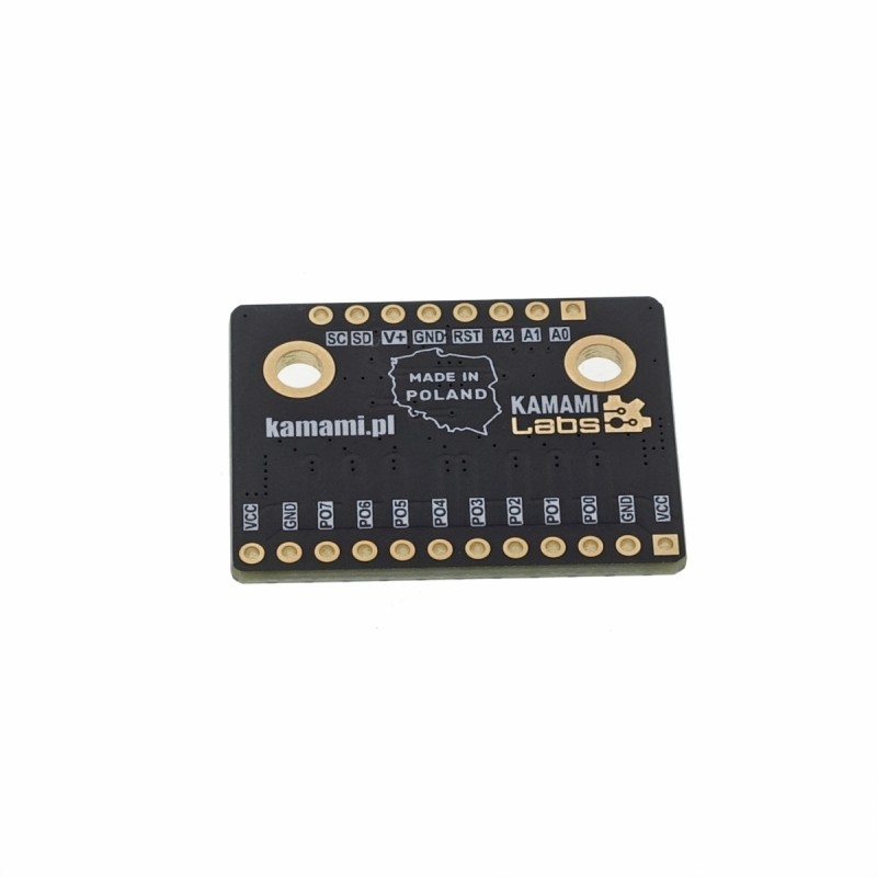 KAmod I2C-Mini Out8 - Expander 8 wyjść małej mocy sterowanych przez I2C z układem MCP23008 ...
