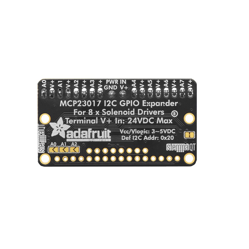 Adafruit I2C to 8-Channel Solenoid Driver – solenoid driver with STEMMA ...