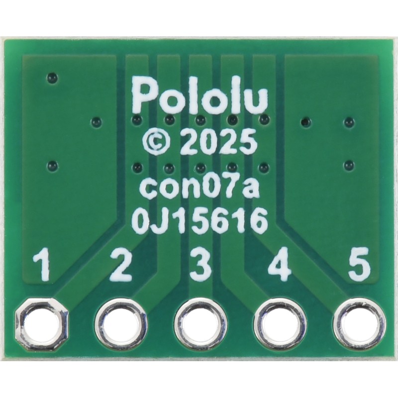 JST SH 5-pin Male Connector Adapter, Top-Entry, for Breadboard (2 pcs ...