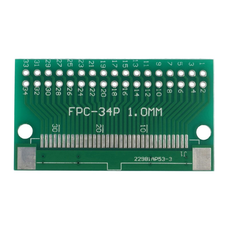 FPC/FFC 0.5mm 34-pin to DIP adapter - Kamami on-line store