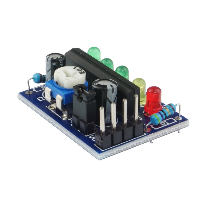 5 LED audio level indicator with KA2284 - Kamami on-line store