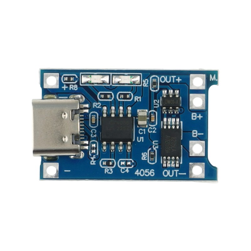 TP4056 li-ion USB type C 1A charger module with protection - Kamami on ...