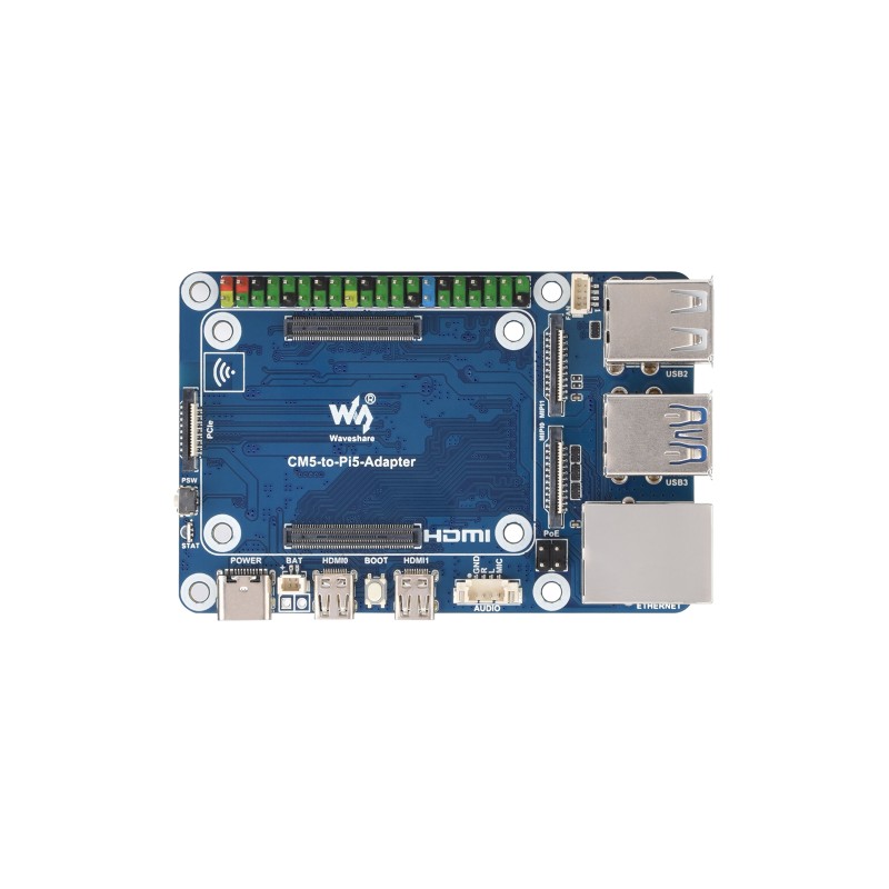 Compute Module 5 adapter for Raspberry Pi 5 – Waveshare 32049 - Kamami ...
