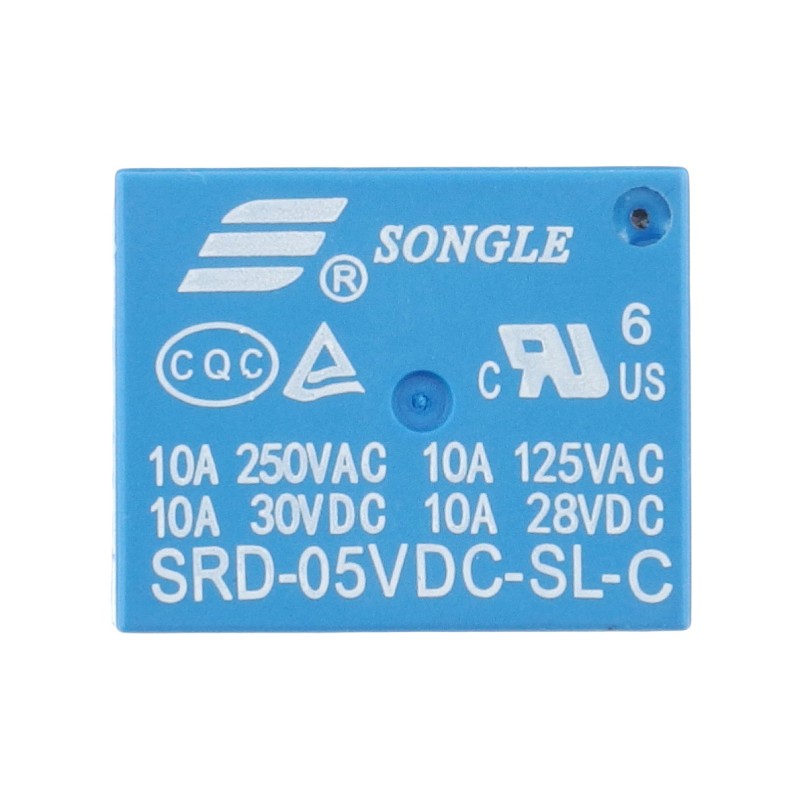 SRD-05VDC-SL-C – electromagnetic relay 5V, 10A, 250VAC/30VDC - Kamami ...