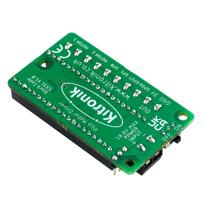 Kitronik Motor Driver - motor driver for Raspberry Pi Pico - Kamami on ...
