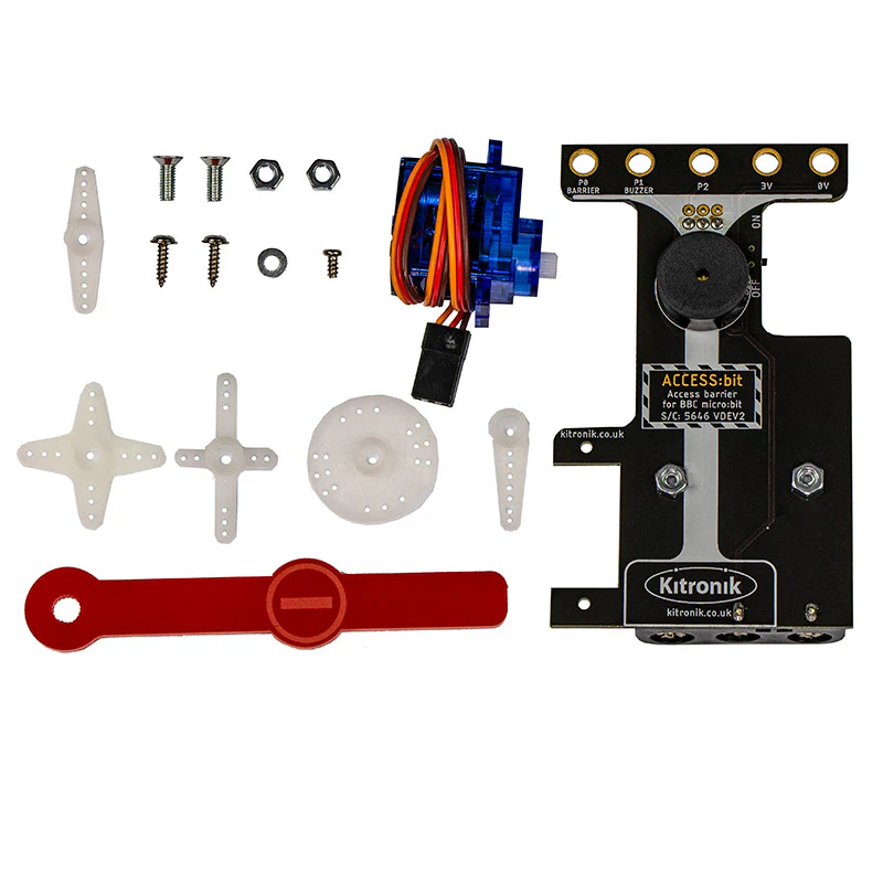 Kitronik ACCESS:bit - a set for building an entrance barrier with the ...