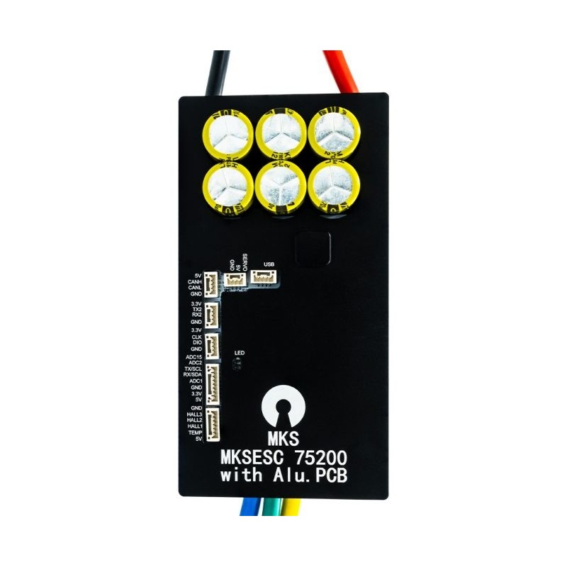 Makerbase VESC 75200 V2 - BLDC Brushless Motor ESC Controller 4-20S ...