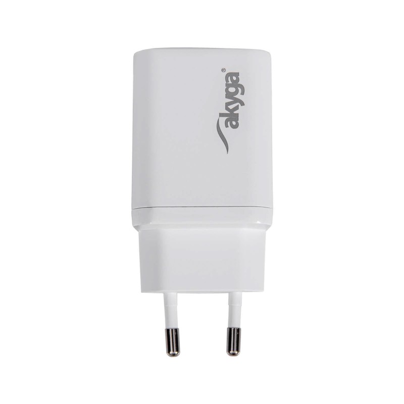 Akyga 45W AC Charger USB-C + USB-A PD 5-20V/3A GaN - Kamami on-line store