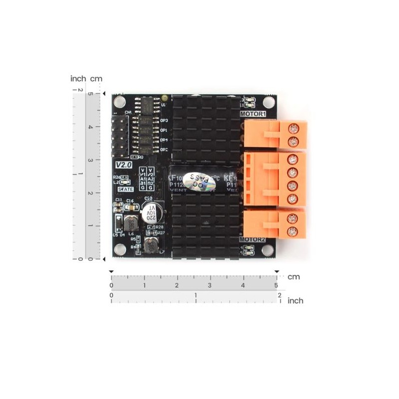 DC Motor Driver 2‑Channel 12A – DFRobot DFR0601 - Kamami on-line store
