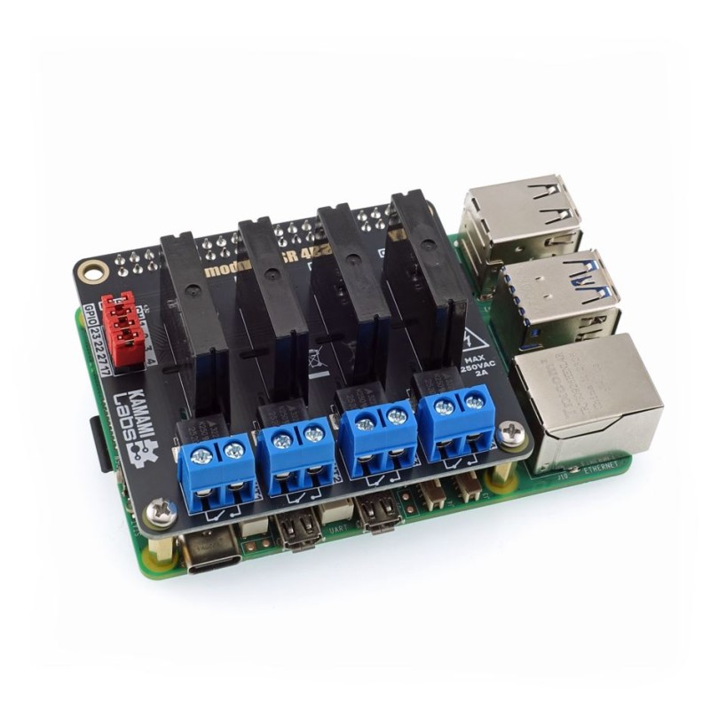 KAmod RPi 4RELAY SSR - 4-Channel SSR Relay Module for Raspberry Pi ...