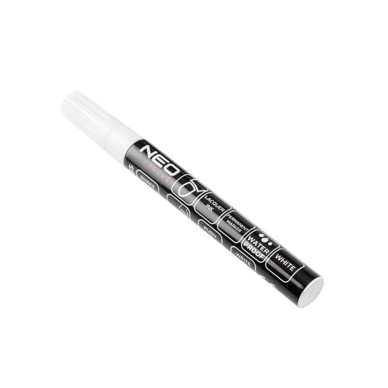 Permanent paint marker white 1 pcs - Neo Tools 13-865 - Kamami on-line ...