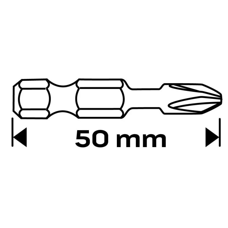 Impact Bit Set PZ1 × 50 mm, 2 pcs - NEO Tools 56-521 - Kamami on-line store