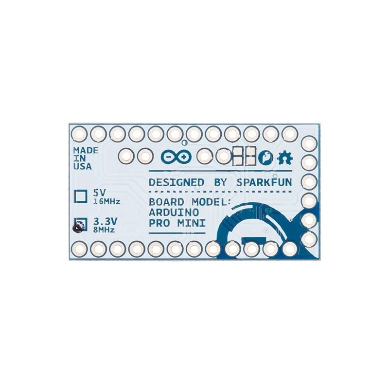 Module with ATmega328P 3.3V microcontroller compatible with Arduino Pro ...