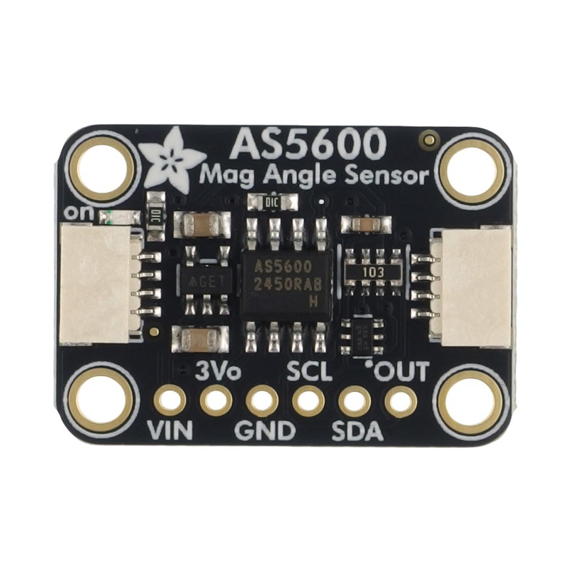 Moduł czujnika kąta magnetycznego AS5600 I2C STEMMA QT - Adafruit 6357 ...
