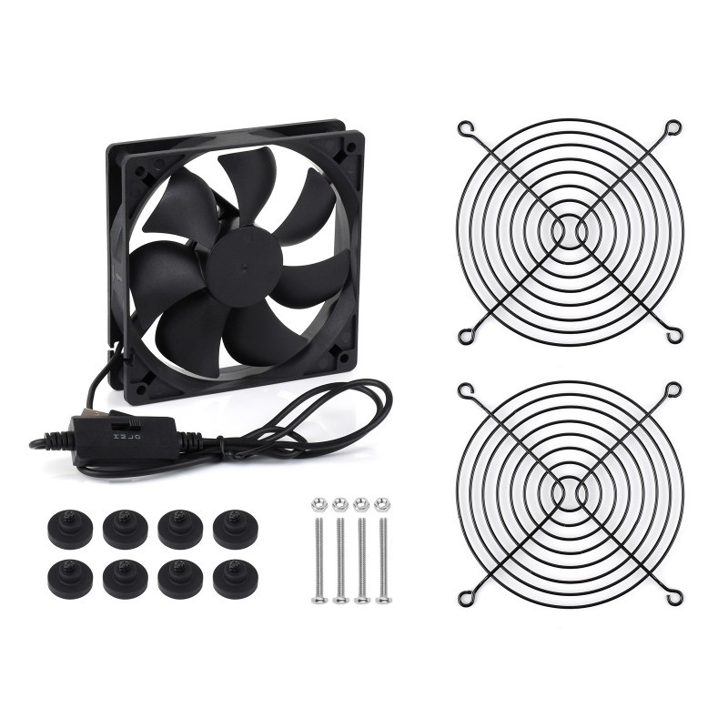 USB 5V 120mm cooling fan - Waveshare 34398 - Kamami on-line store