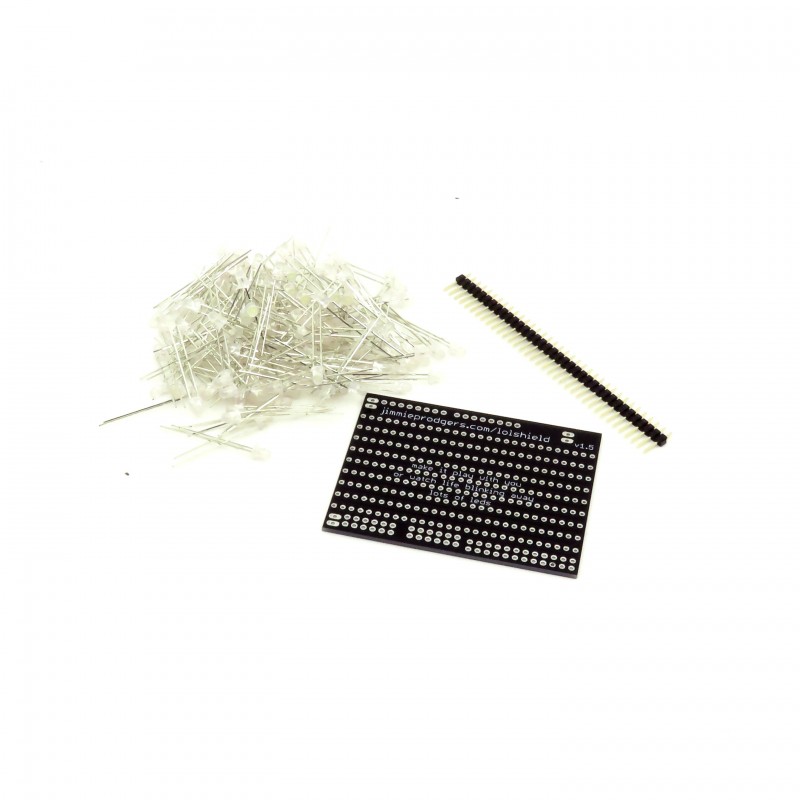 LoL Shield WHITE - A charlieplexed LED matrix kit for Arduino - 1.5 ...