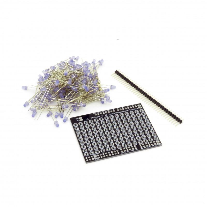 LoL Shield BLUE - A charlieplexed LED matrix kit for the Arduino - 1.5 ...