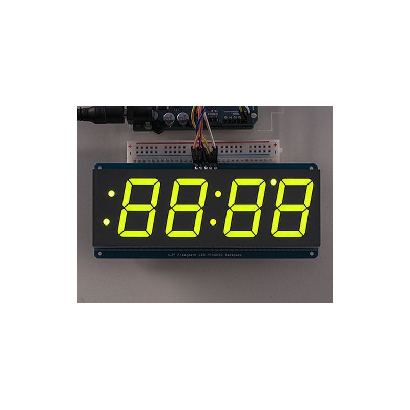 Adafruit 12 4 Digit 7 Segment Display Wi2c Backpack Green Kamami On Line Store