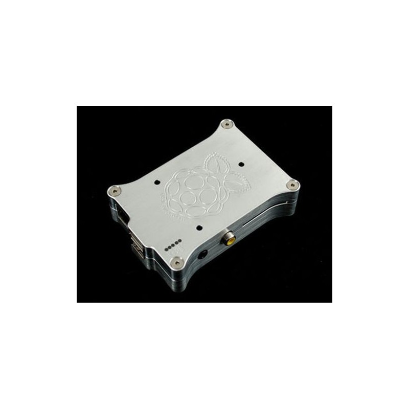 Pi Holder milled aluminum case for Raspberry Pi with logo - sklep Kamami