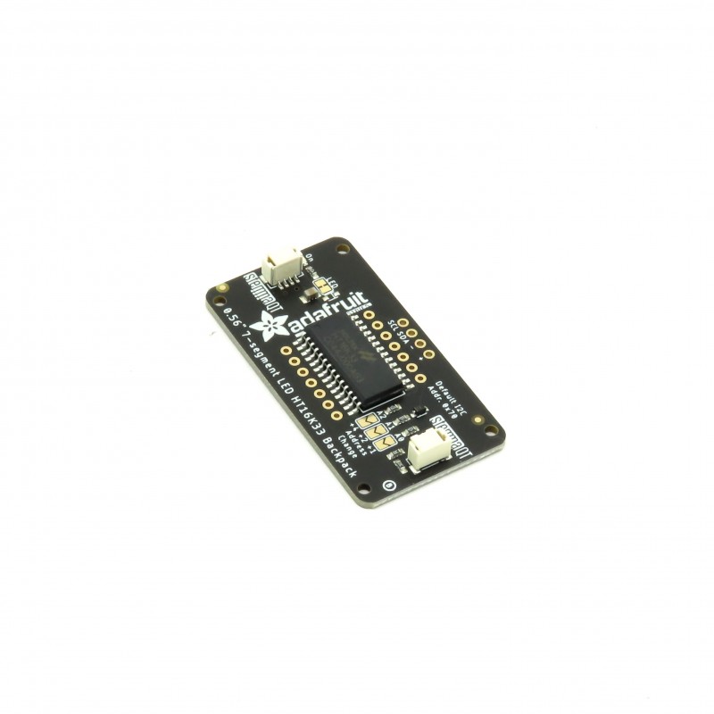 Wyświetlacz LED 7 segmentów, 4 cyfry, I2C, biały - sklep Kamami