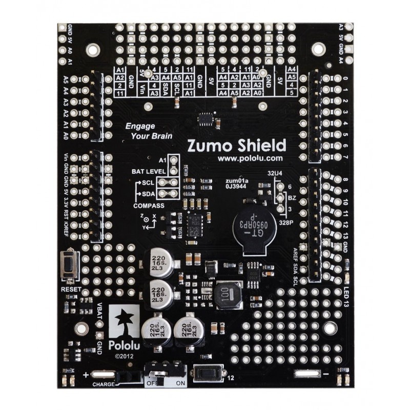 Zumo Shield - kontroler robota Zumo do Arduino - sklep Kamami