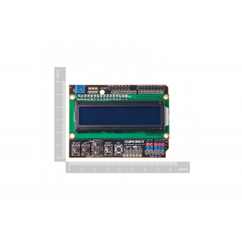 Lcd Keypad Shield Moduł Wyświetlacza 2x16 Dla Arduino Sklep Kamami 
