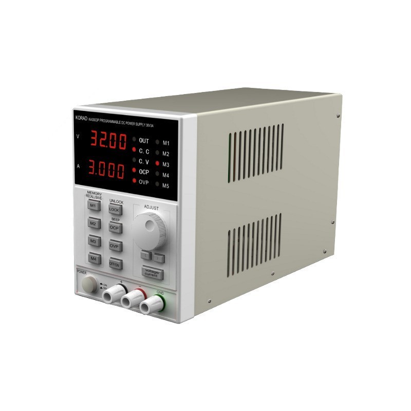 Laboratory power supply KORAD KA3005P 0-30V 5A with communication with PC - Kamami on-line store