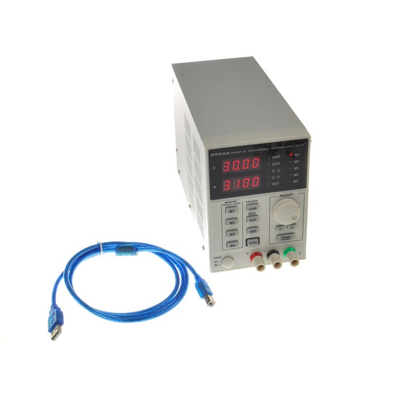 Laboratory power supply KORAD KA3005P 0-30V 5A with communication with PC - Kamami on-line store