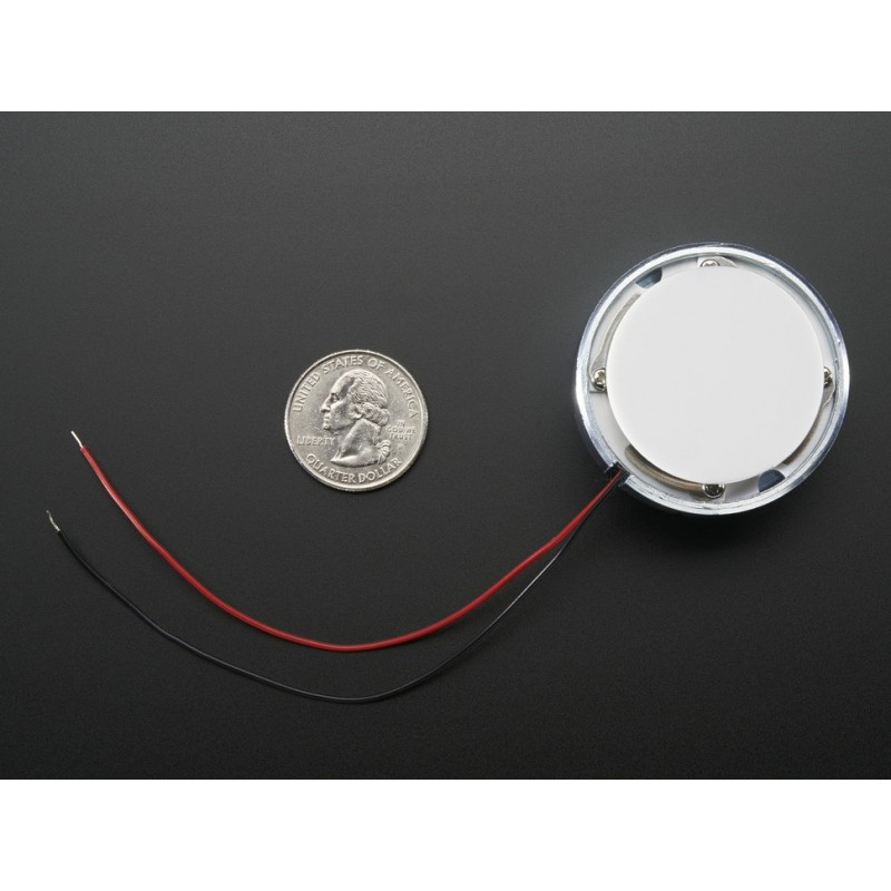 Large Surface Transducer with Wires - 4 Ohm 5 Watt - Kamami on-line store