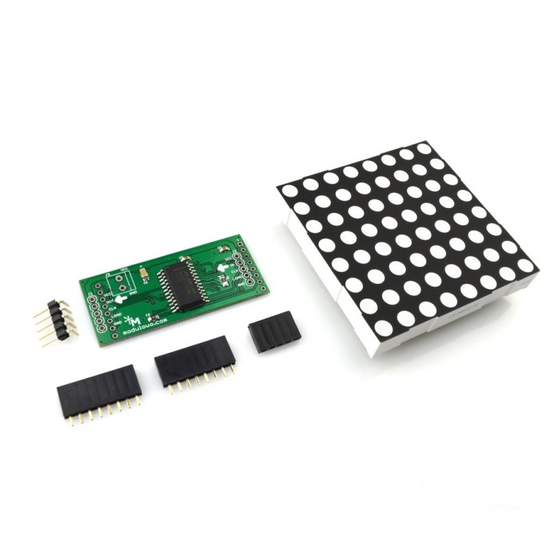 Modular LED matrix 8x8 with controller - Kamami on-line store