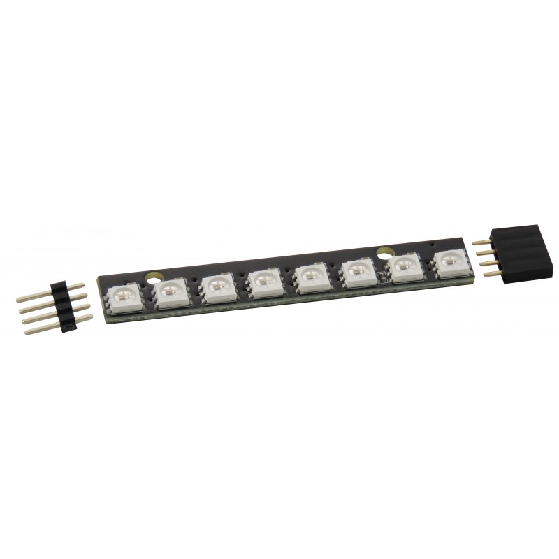KAmodWS2812-8 - module with eight RGB WS2812 diodes - Kamami on-line store