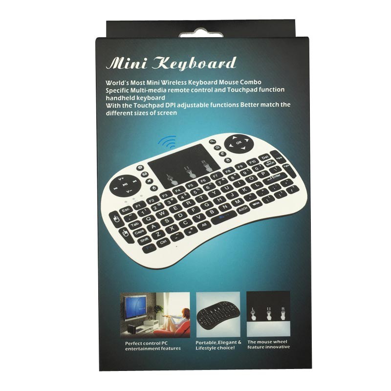 Mini Wireless Air Mouse 92-key Keyboard - BLACK - Kamami on-line store
