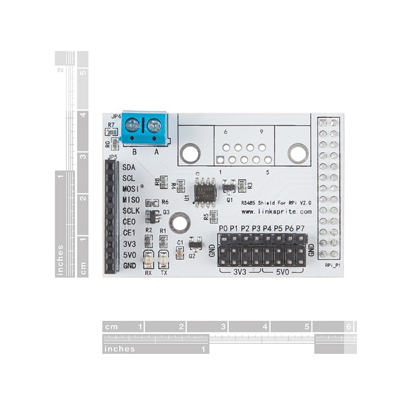 RS485 Shield V2 - module for Raspberry Pi - Kamami on-line store