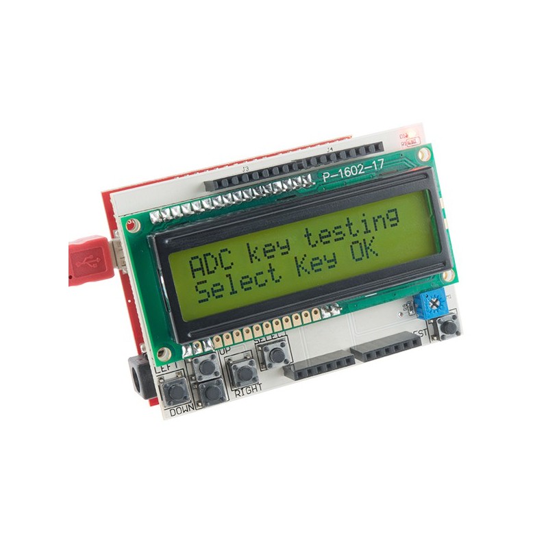 LCD Button Shield v2 - płytka z wyświetlaczem oraz przyciskami do ...