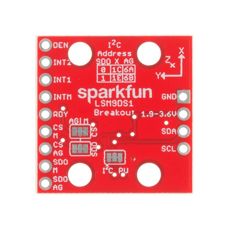 SparkFun 9 Degrees of Freedom IMU Breakout - LSM9DS1 - Kamami on-line store