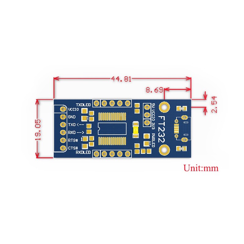 WSH FT232 USB UART Board (micro) - Kamami on-line store