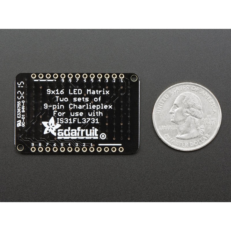 LED Charlieplexed Matrix - 9x16 LEDs - YELLOW - Kamami on-line store