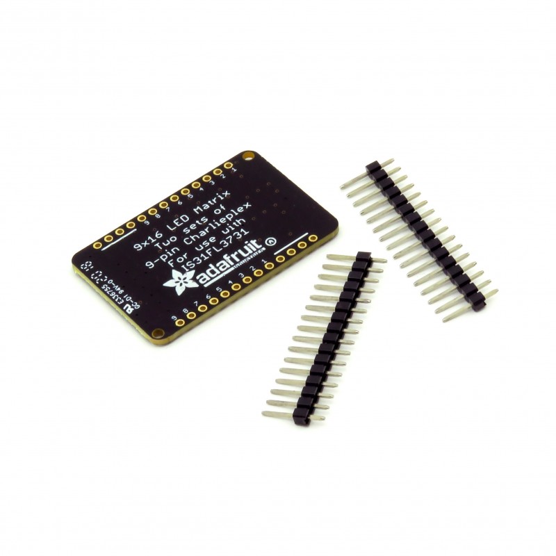 LED Charlieplexed Matrix - 9x16 LEDs - GREEN - Kamami on-line store