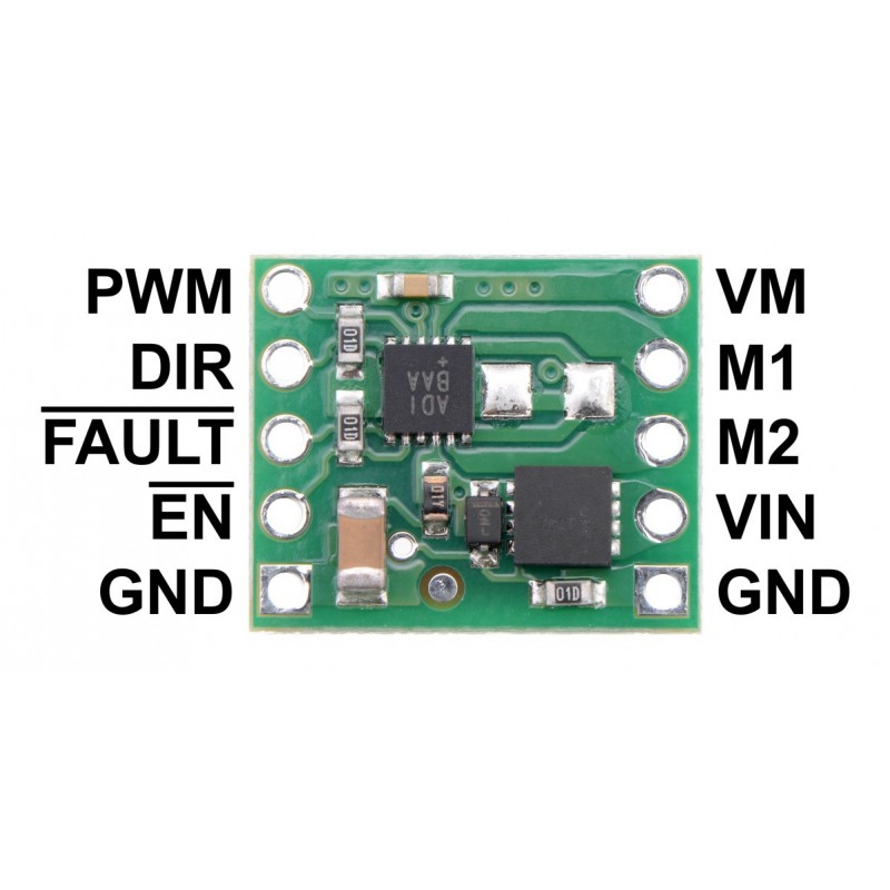 Pololu 2961 - MAX14870 Single Brushed DC Motor Driver Carrier - Kamami ...