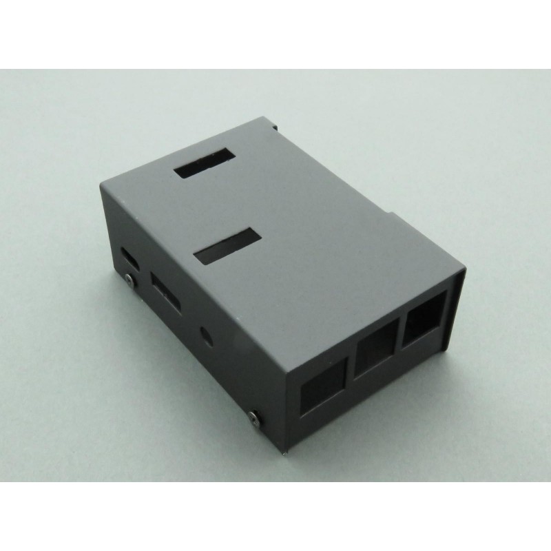 Metalowa obudowa do Raspberry Pi 3/2/B+ czarna - sklep Kamami