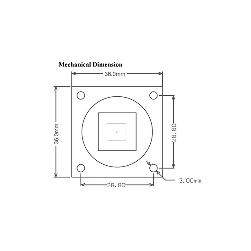 ArduCam OV5647 Camera 5Mpx with LS-2716 CS mount for Raspberry Pi ...