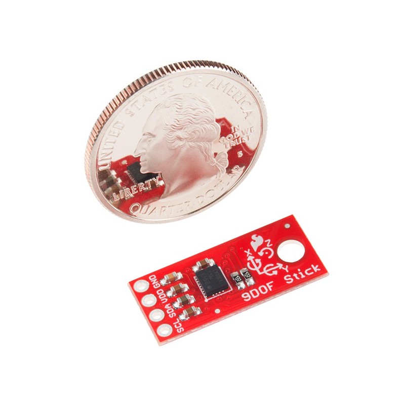 9DoF Sensor Stick - moduł 9DOF firmy Sparkfun z czujnikiem LSM9DS1 - sklep Kamami