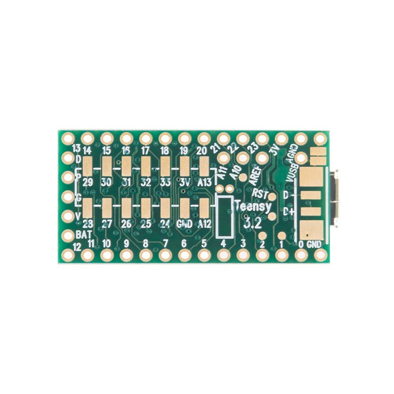 Teensy 3.2 with ARM Cortex M4 - compatible with Arduino - Kamami on-line store