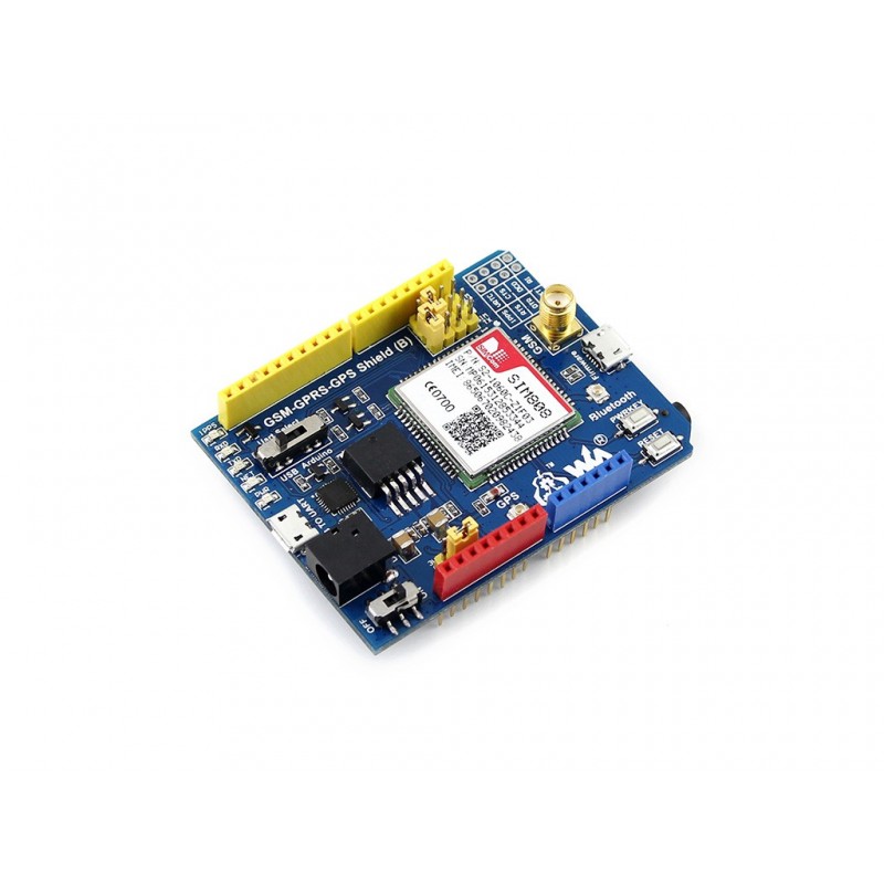 Shield Arduino (B) z modułem SIM808 - Waveshare 11492 - sklep Kamami