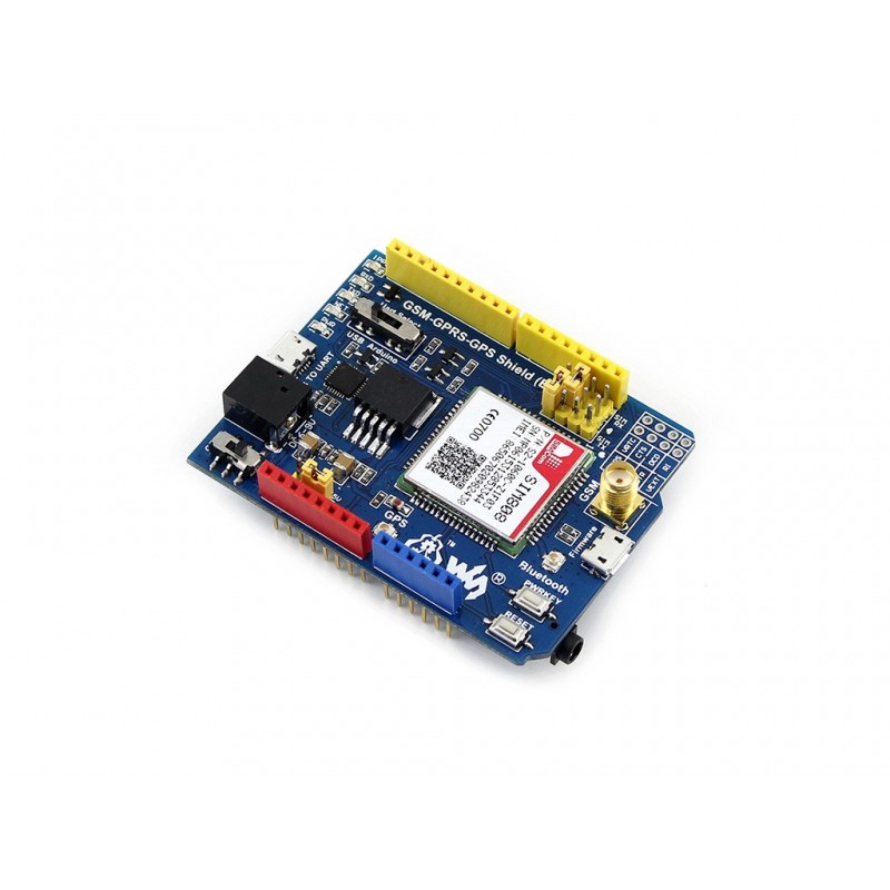 Shield Arduino (B) z modułem SIM808 - Waveshare 11492 - sklep Kamami