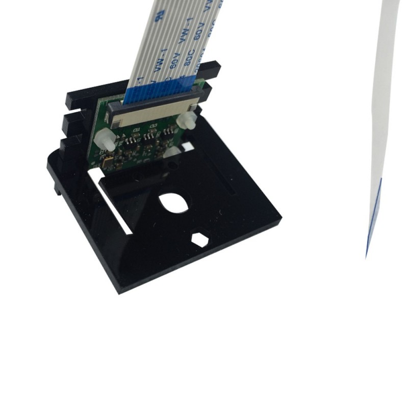 Raspberry Pi camera holder in black - Kamami on-line store